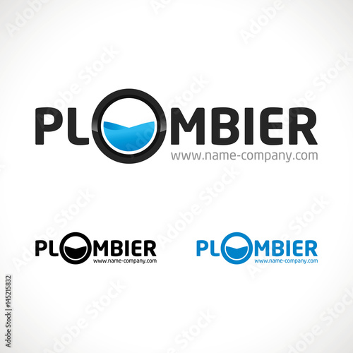 Logo Artisan Plombier Chauffagiste Fichier Vectoriel Libre De Droits