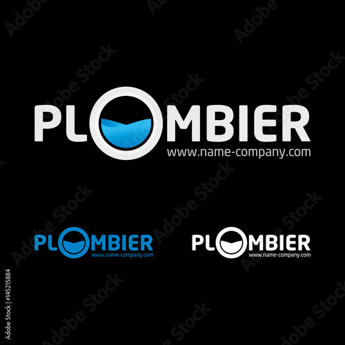 Logo Plombier Chauffagisteartisan Fichier Vectoriel Libre De Droits
