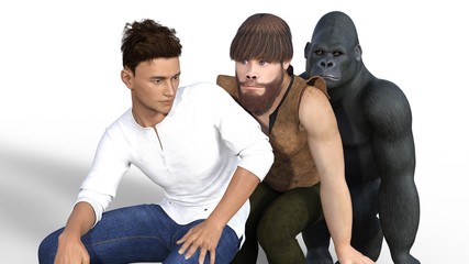 Evolution Of Men photos, royalty-free images, graphics, vectors ...