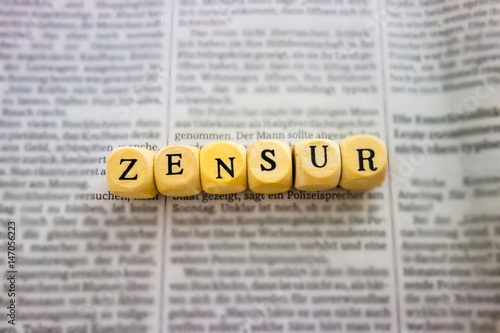 "Zensur" Stockfotos und lizenzfreie Bilder auf Fotolia.com - Bild 147056223