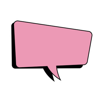 Pink Thought Bubble