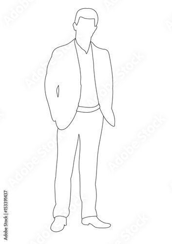 "outlines man, sketch" Stock photo and royalty-free images on Fotolia ...