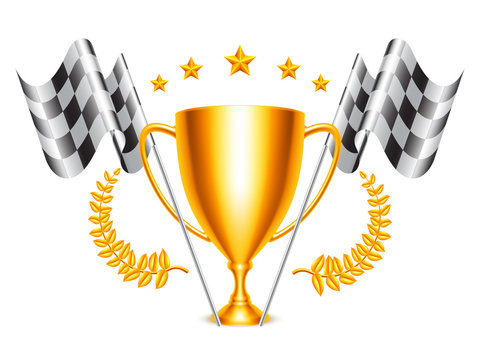 Race Trophy Vector