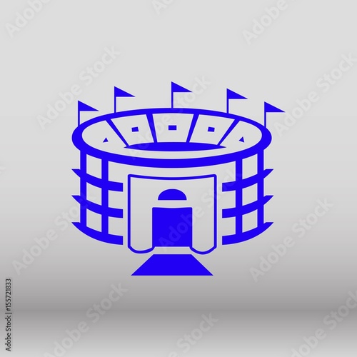 "amphitheatre icon vector illustration. Flat design style" Stockfotos ...