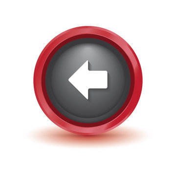 Red Back Button Png