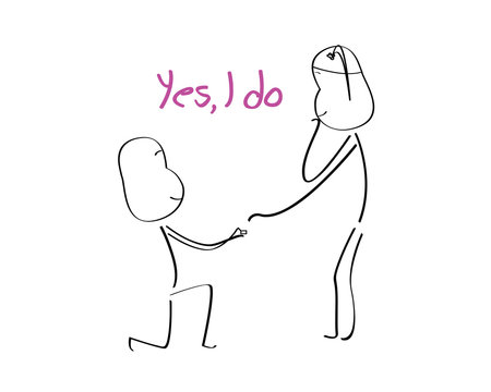 Spooning Stick Figures