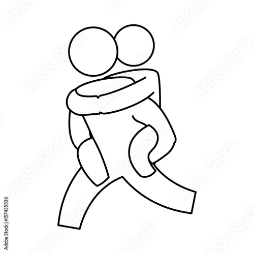 "Person helping someone icon vector illustration graphic design" Stock ...