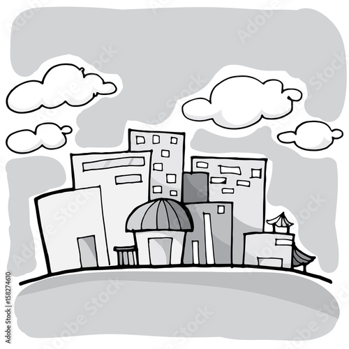 "building cartoon vector character" Stock photo and royalty-free images ...