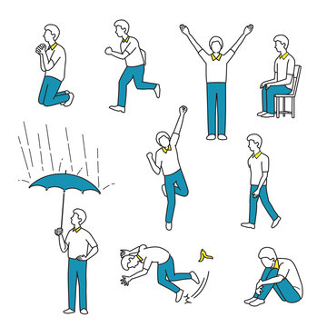 Cartoon Line Drawing Hurt Images – Browse 56 Stock Photos, Vectors, and ...