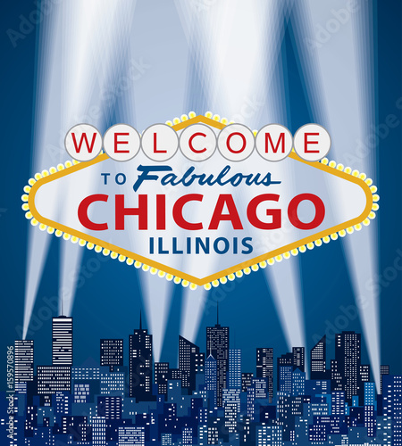 "welcome Chicago" Stock image and royalty-free vector files on Fotolia ...