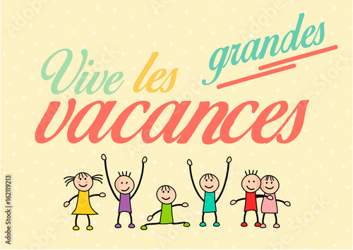 "Vive les vacances" fichier vectoriel libre de droits sur la banque d ...