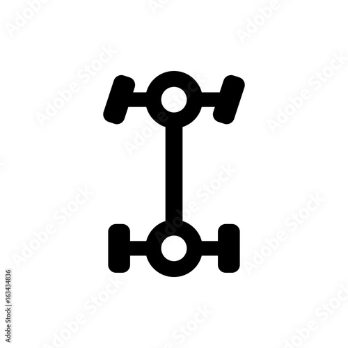 "The 4wd dashboard icon. symbol. Flat design. Stock - Vector ...