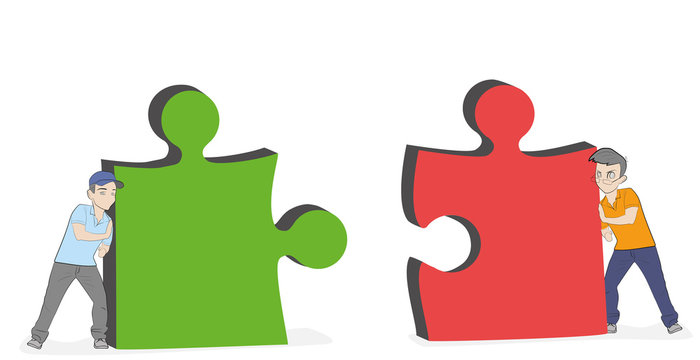 525 BEST Two People Connect Cartoon IMAGES, STOCK PHOTOS & VECTORS ...