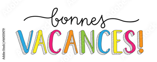 "Icône BONNES VACANCES " fichier vectoriel libre de droits sur la ...