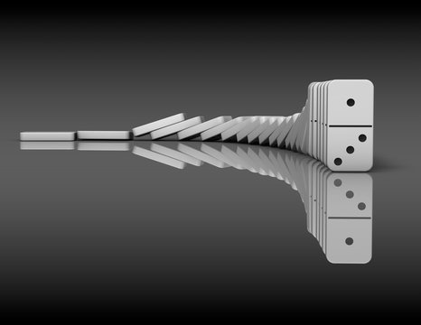 Dominoes Falling Animated Gif