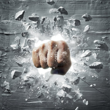 Punch Through Brick Wall