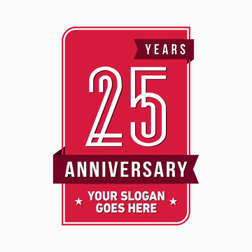 25 Years Of Service Vector