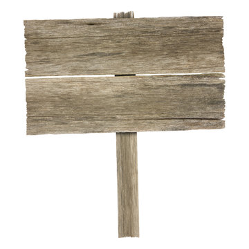 Old Wooden Sign Post