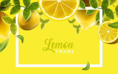 "lemon Frame" photos, royalty-free images, graphics, vectors & videos ...