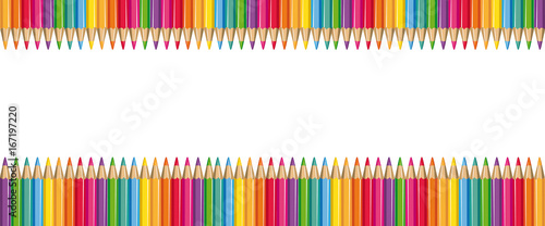 "Colored pencils banner." Stock image and royalty-free vector files on ...