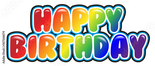 "Happy Birthday - LGBT" Stock image and royalty-free vector files on ...