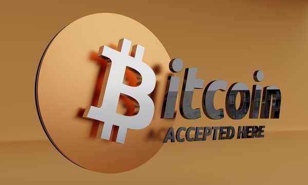 We Accept Bitcoin Logo