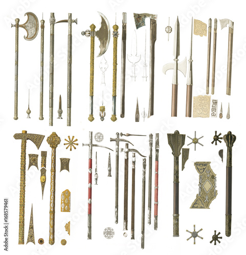 "Weapons of the middle ages." Stock photo and royalty-free images on ...