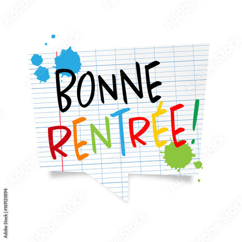 "Bonne rentrée" fichier vectoriel libre de droits sur la banque d ...