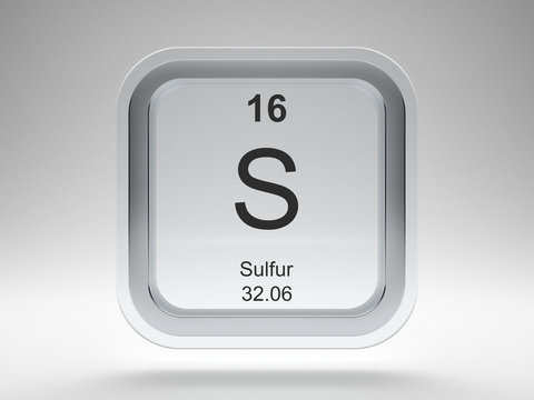 Sulfur Periodic Table Square