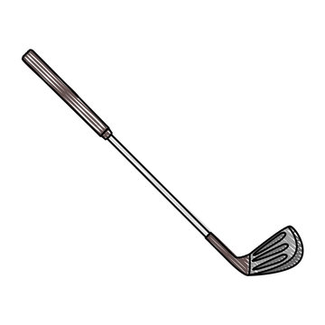 Golf Clubs Drawing
