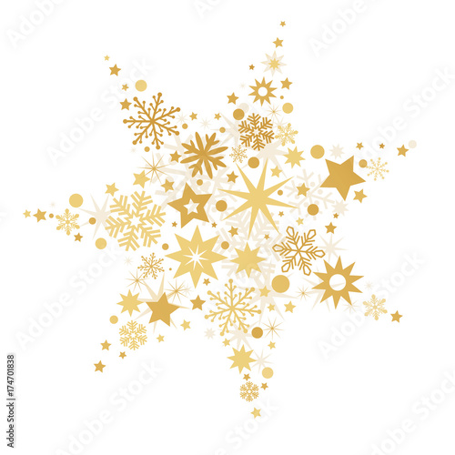 "weihnachtlicher goldener Stern vektor Illustration" Stockfotos und ...