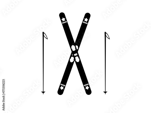 "Ski and sticks" Stock photo and royalty-free images on Fotolia.com ...