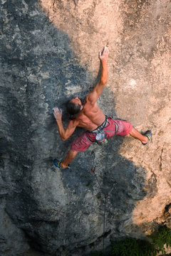 Rock Climber Body Male
