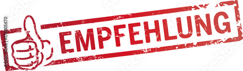 "roter Stempel Empfehlung mit Daumen" Stockfotos und lizenzfreie ...