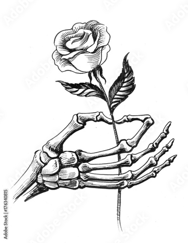 Skeleton Drawing Hand Skeleton Drawing Hand