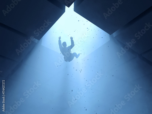 "man falling into a hole " Stock photo and royalty-free images on ...