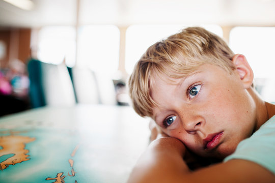 Tired Face Child