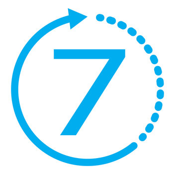 Seven Days Logo 11,239 7 Days Logo Images, Stock Photos, 3D Objects,