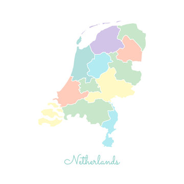 Simple Netherlands Map