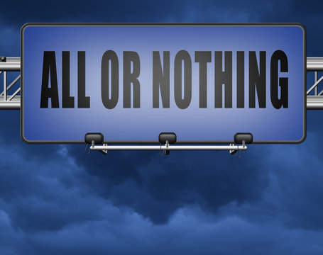 "All Or Nothing" Images – Browse 124 Stock Photos, Vectors, and Video ...