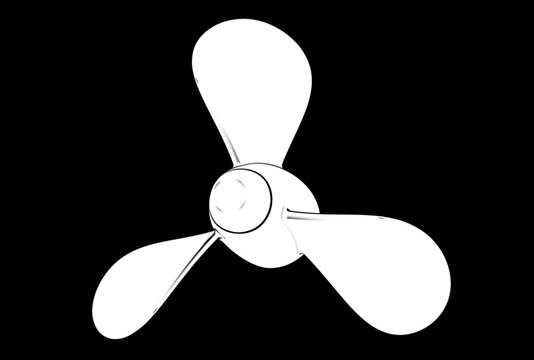 Fan Propeller Drawing
