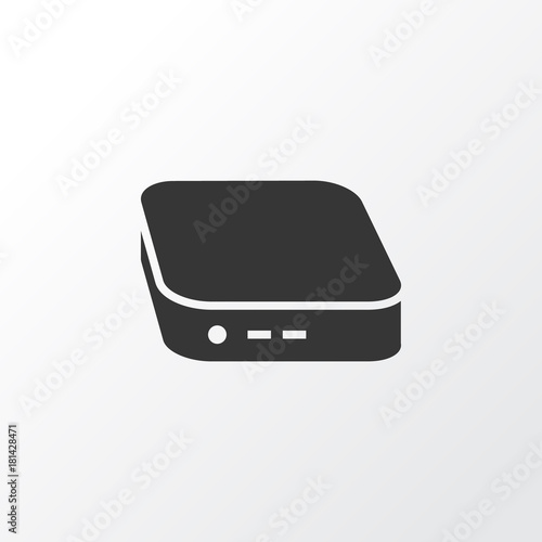 "Mini PC Icon Symbol. Premium Quality Isolated Nettop Element In Trendy ...