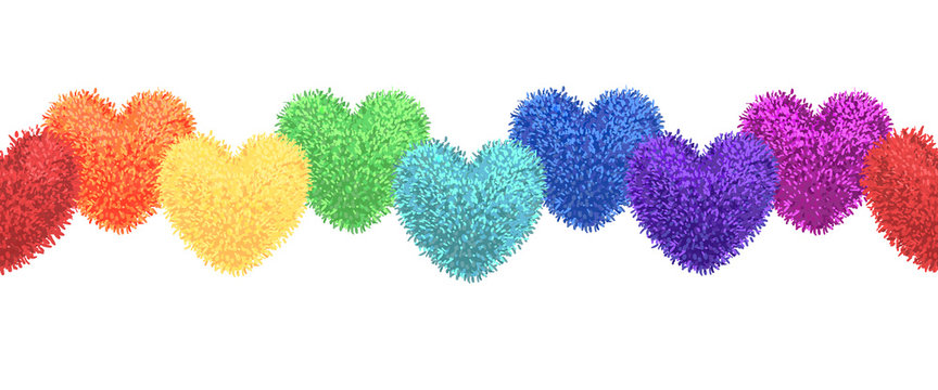 Rainbow Heart Border Images – Browse 2,540 Stock Photos, Vectors, and ...