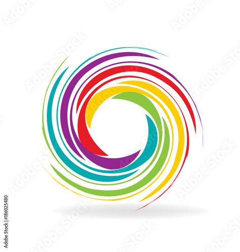 "Rainbow circle swirl" Stock image and royalty-free vector files on ...