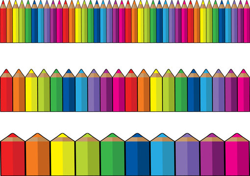 Pencil Borders Clip Art