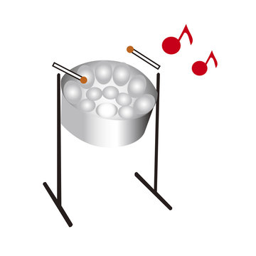 Steel Pan Drums Drawings