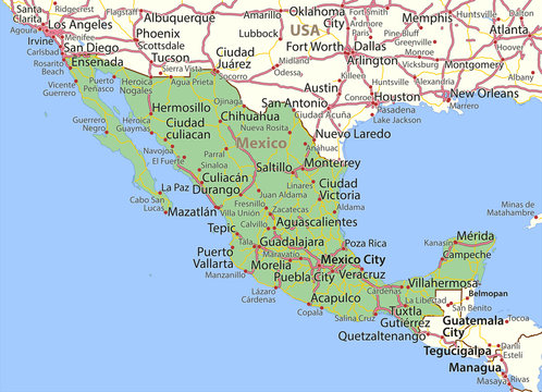Mexico Road Map NM.) Official Road Map Of New Mexico – The Old Map