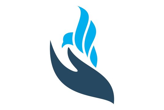 Hand Dove Logo Images – Browse 7,882 Stock Photos, Vectors, and Video ...