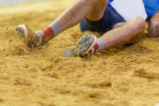 Olympic Long Jump Landing