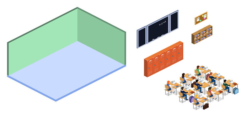 Isometric Classroom Images – Browse 4,873 Stock Photos, Vectors, and ...